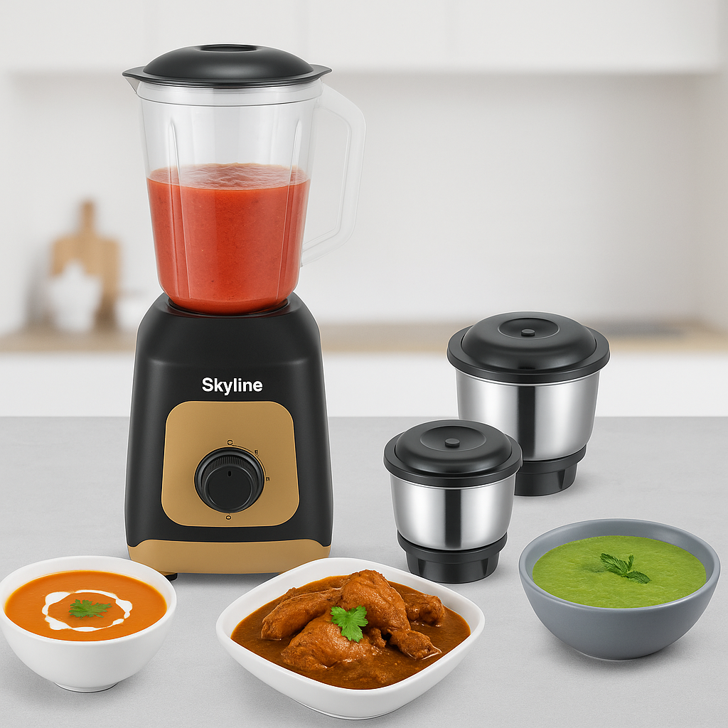 SKYLINE Mixer Grinder with 3 Jars VTL-7400